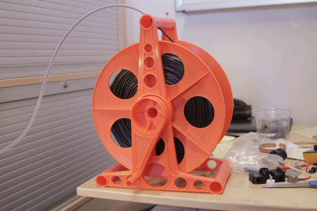 $10 DIY Makerbot filament spool – TINYenormous – Build it up to break ...
